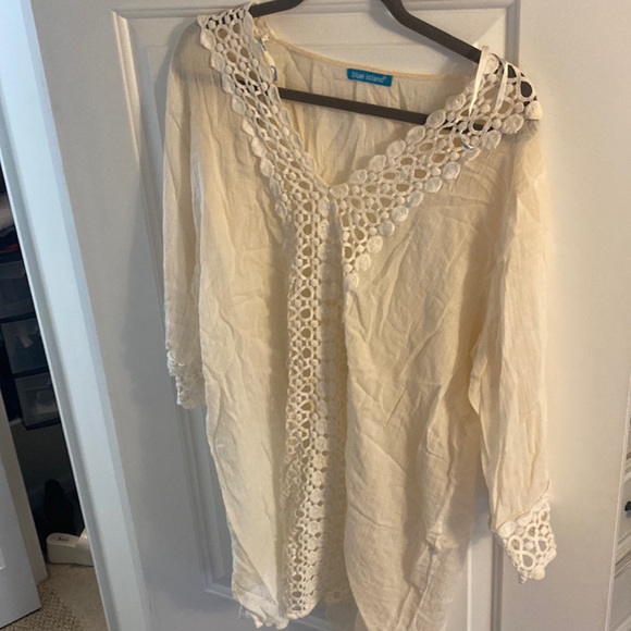 blue island | Swim | White Beach Cover Up | Poshmark